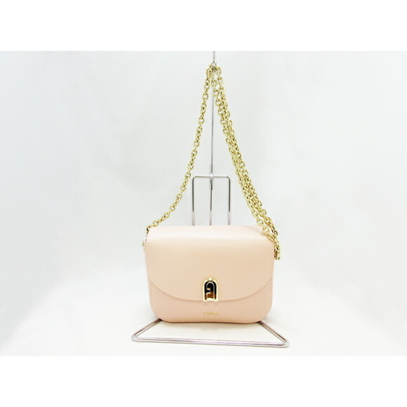 Furla | Bags | Furla Micro Mini Shoulder Chain Pochette Pink | Poshmark